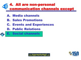 Chapter 17 Top 10 Questions - Designing and Managing IMC | PPTX