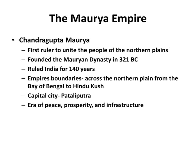 Maurya Empire | PPTX