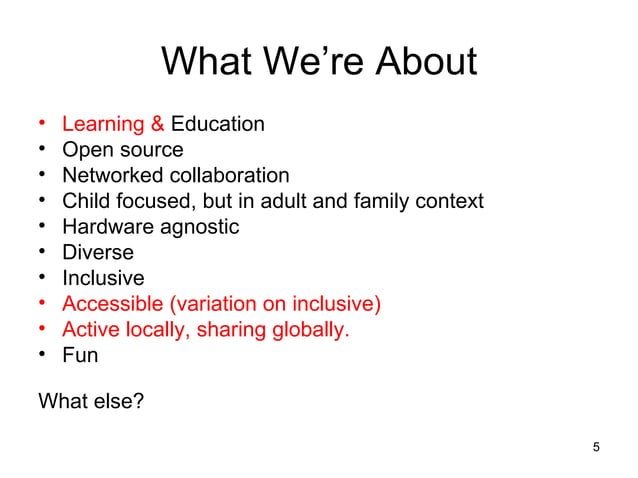 OLPC Learning Club First Business Meeting Handout (with post-meeting ...
