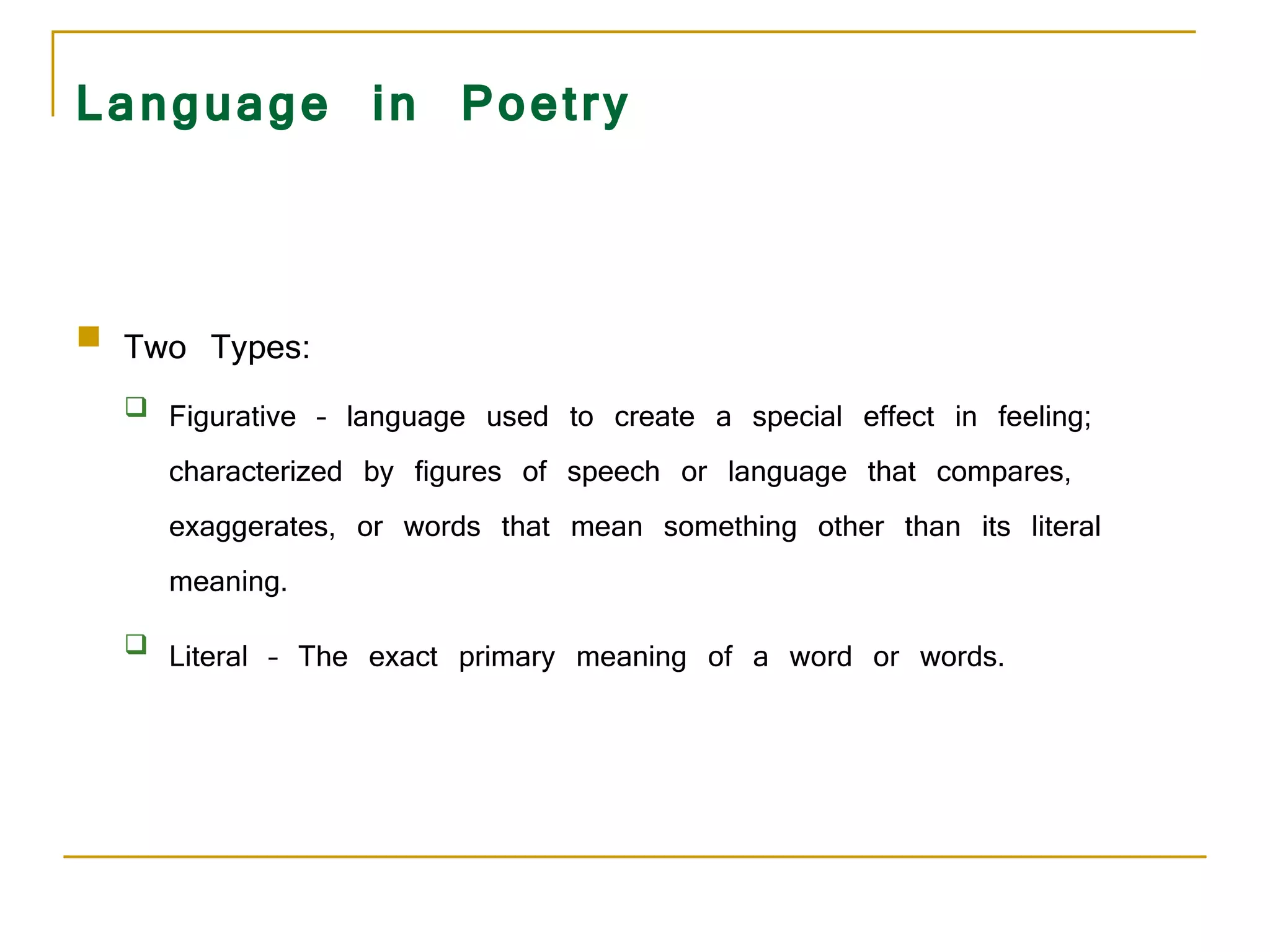 Poetry PowerPoint | PPT