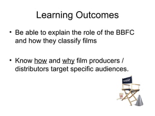 BBFC - Certification and Targeting an Audience | PPT