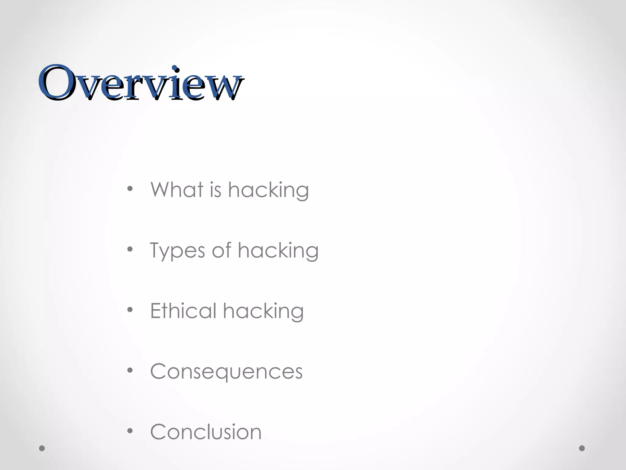 TYPES OF HACKING | PPT