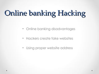 TYPES OF HACKING | PPT
