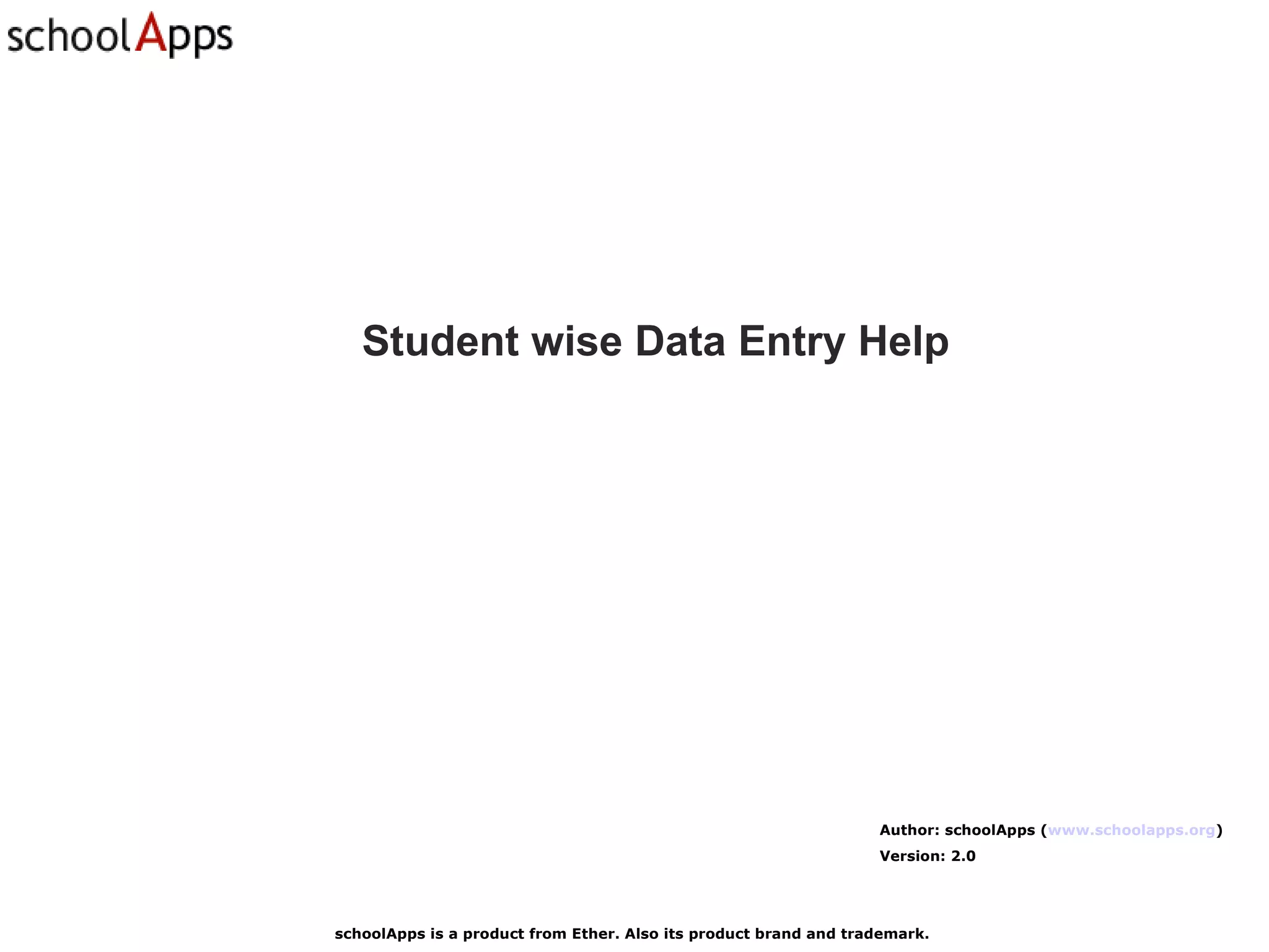 Studentwise Marks | PPT