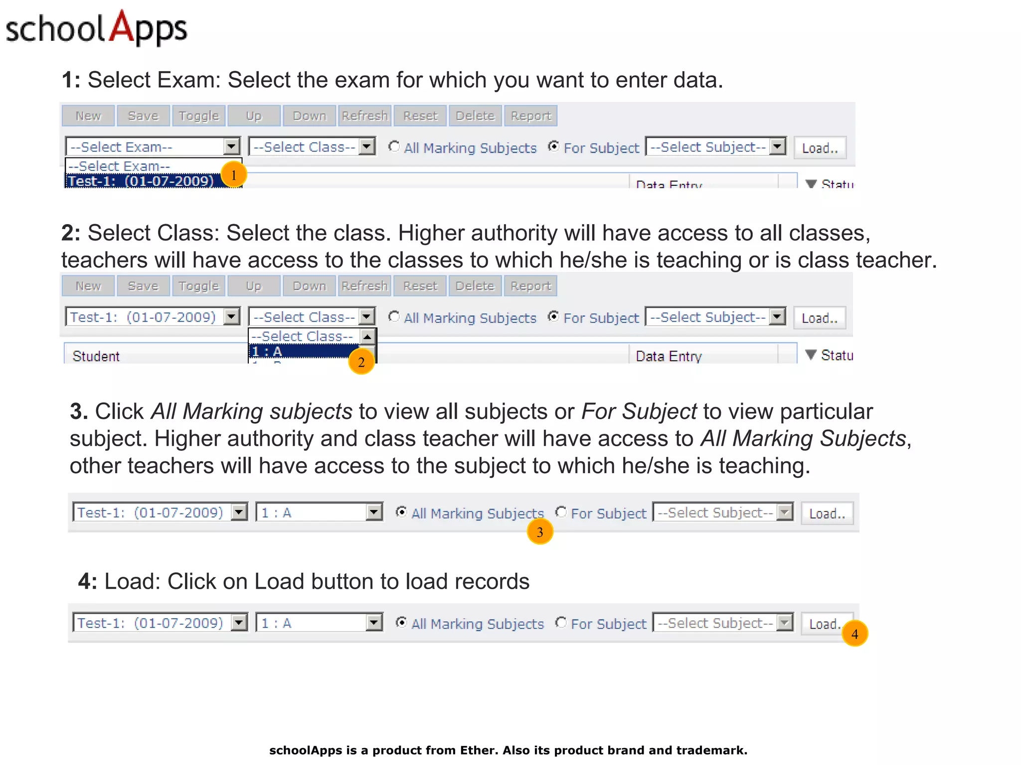 Studentwise Marks | PPT