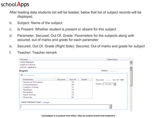 Studentwise Marks | PPT