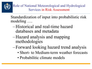 WMO - Disaster Risk Reduction Programme | PPT