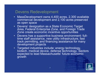 Devens Then & Now: A Model of Army Base Reuse | PPT
