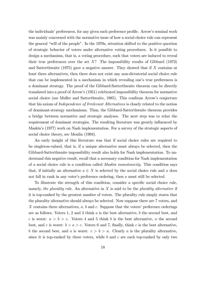 Mechanism Design Theory | PDF | Financial Planning | Personal Finance