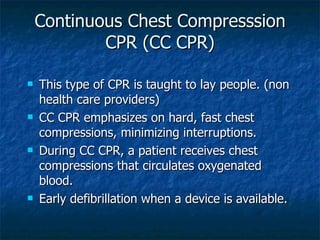 new cocepts in cpr | PPT