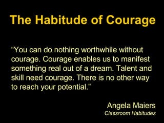 Habitude Lesson: Courage - Fear Gradient | PPT