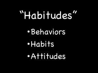 Habitudes Lesson: Imagination by M. Ross | PPT