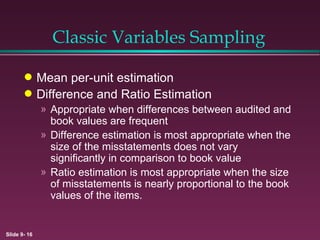 Audit sampling | PPT