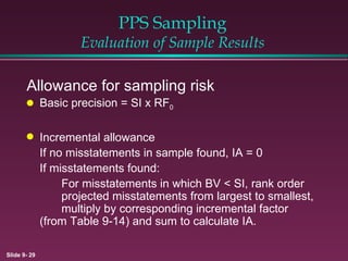 Audit sampling | PPT