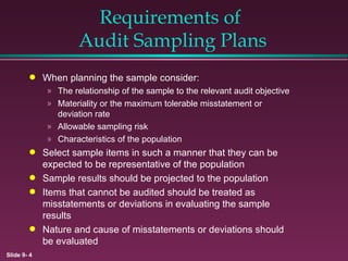 Audit sampling | PPT