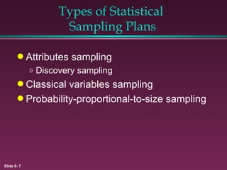 Audit sampling | PPT