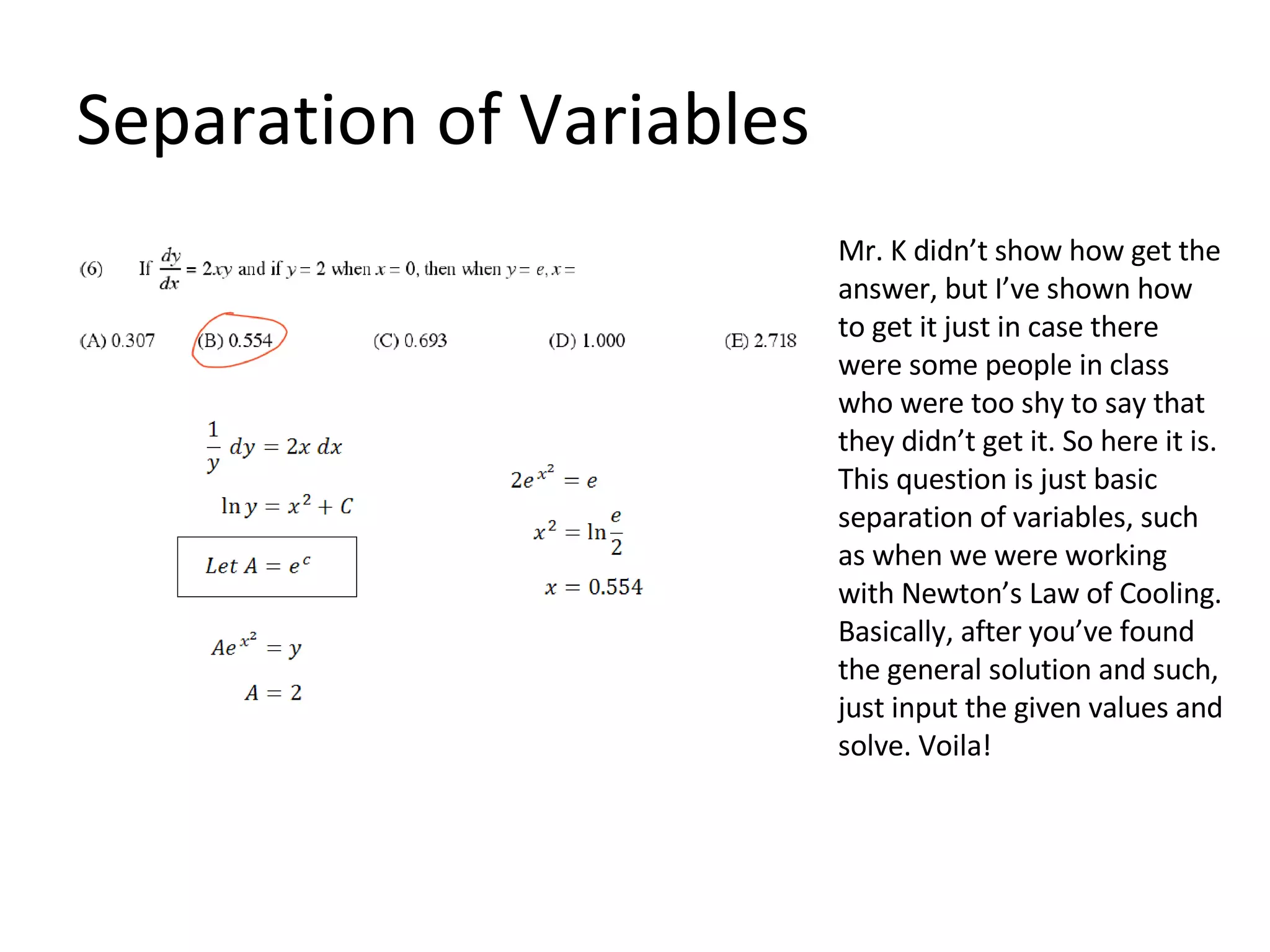 AP Calculus - Mini Exam Review | PPT