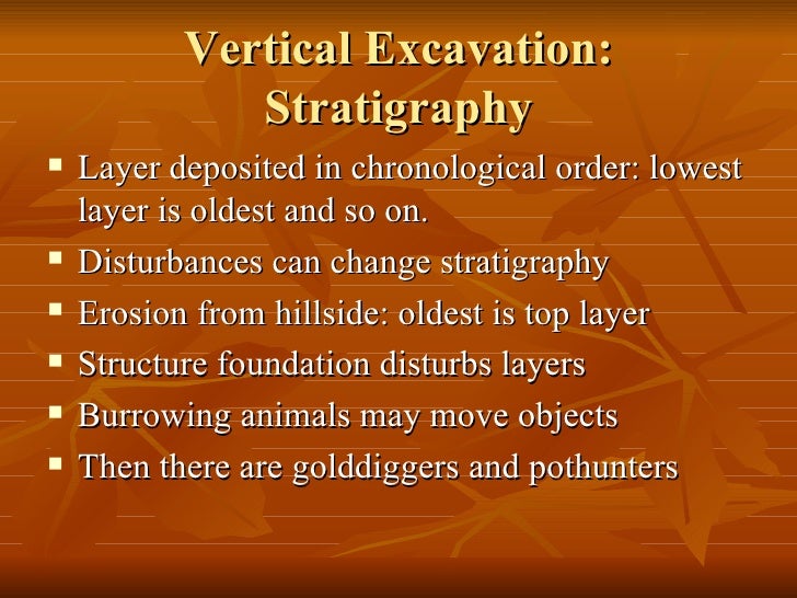 Excavation Techniques