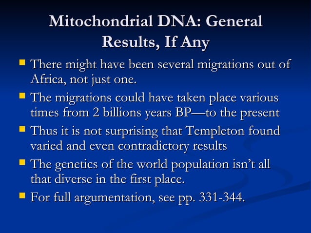 Recent African Origins or Regional Evolution? | PPT