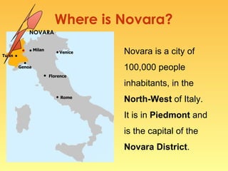 Novara: the city and its appeal | PPT