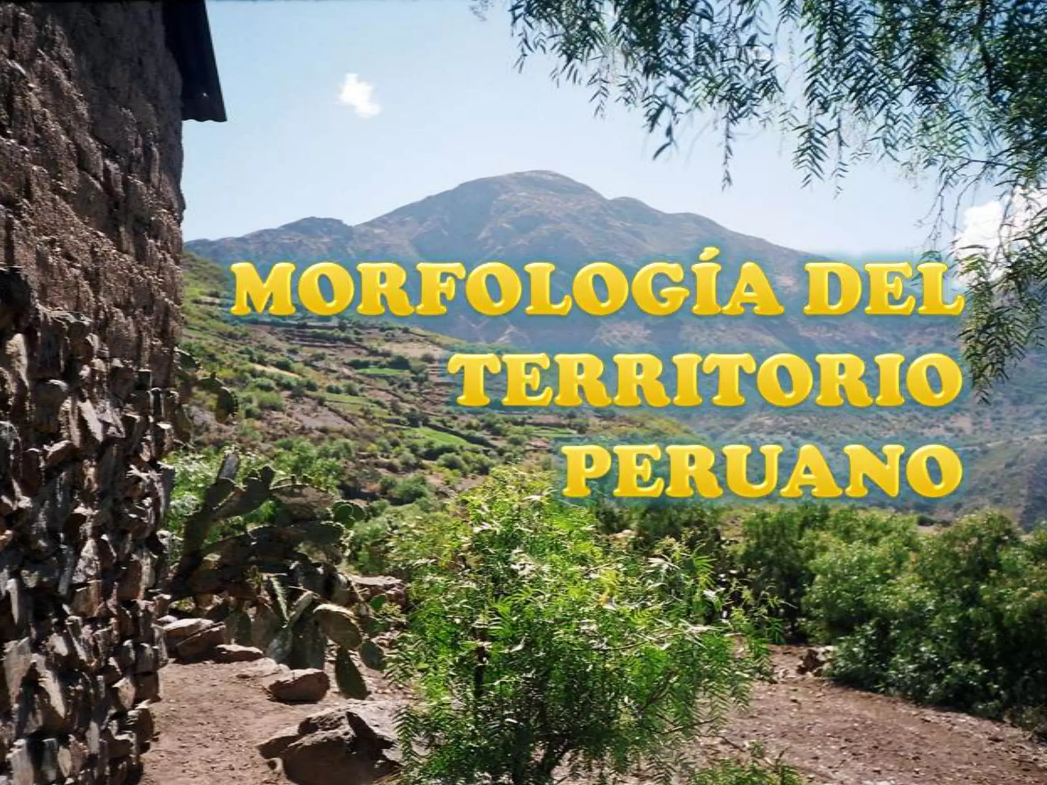 Morfologia del territorio Peruano | PPTX