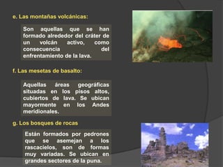 Morfologia del territorio Peruano | PPTX