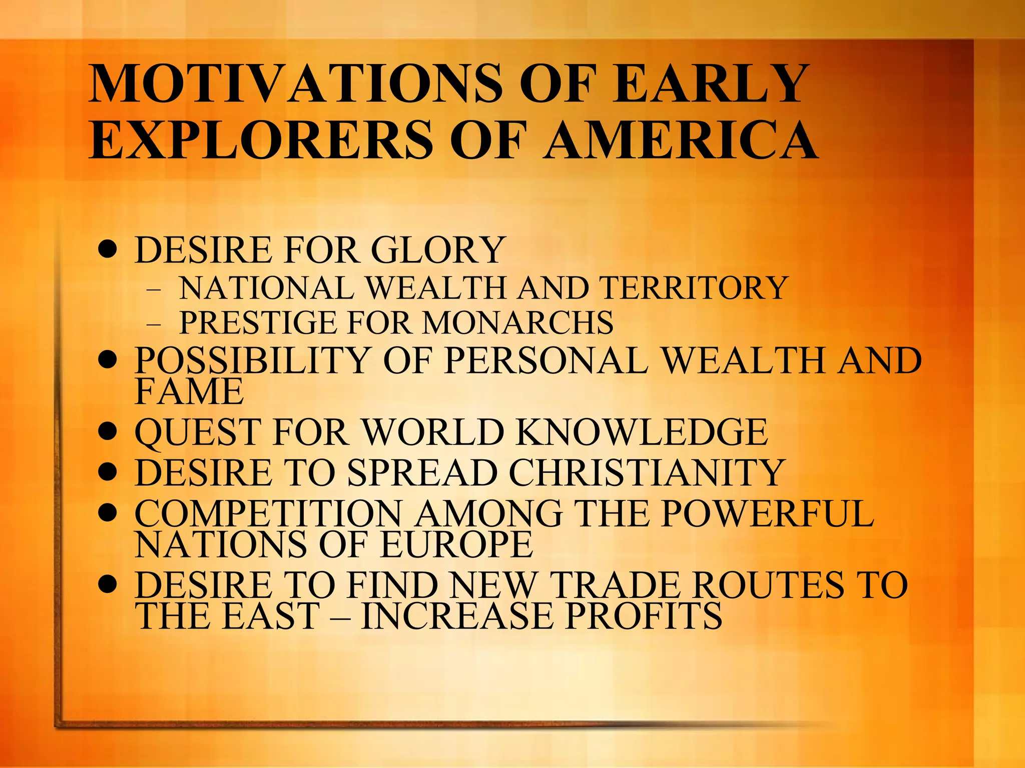 Early Explorers of America | PPT