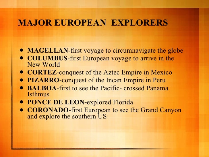 Early Explorers of America