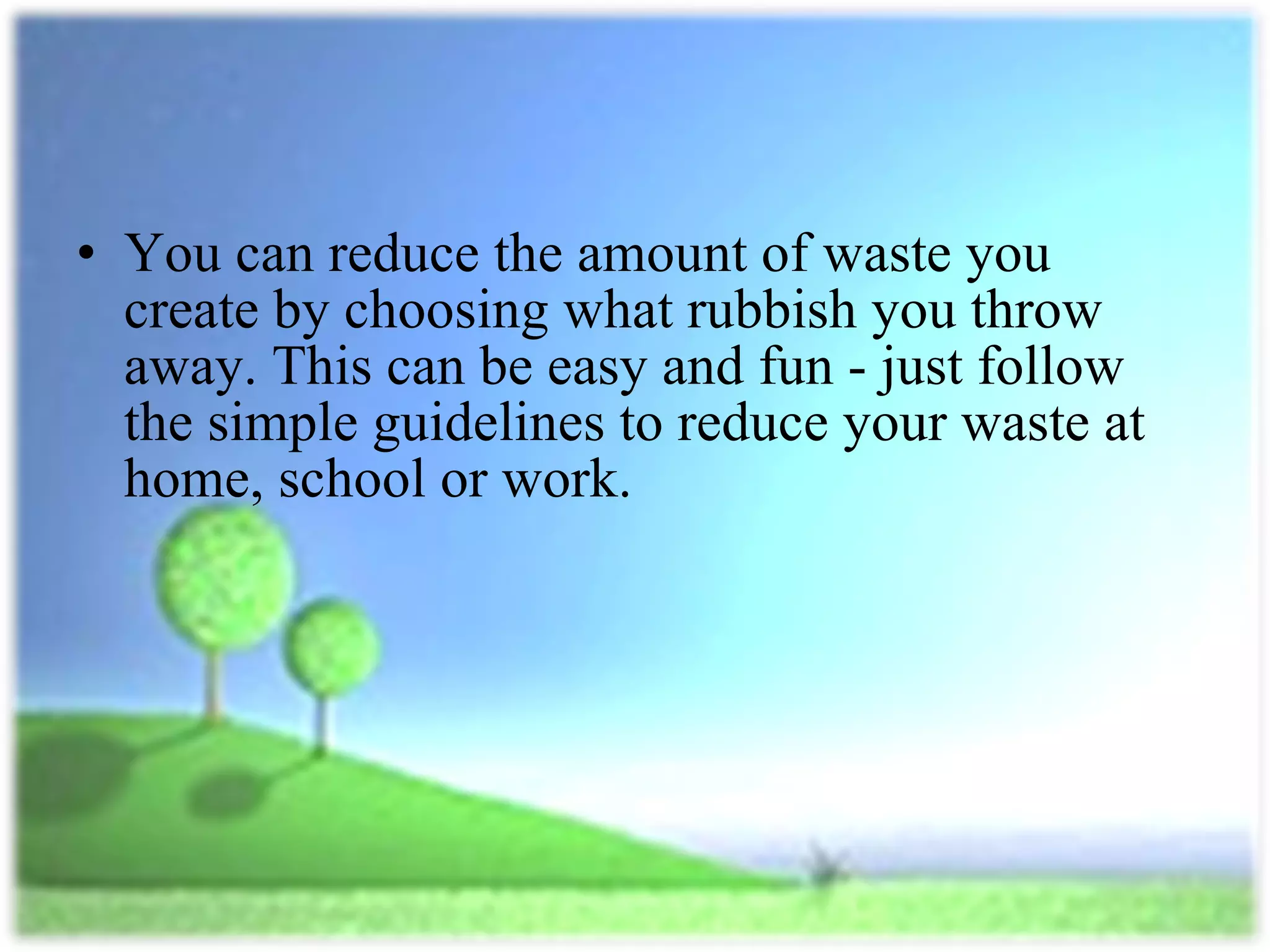 Reduce, Reuse and Recycle (3R) | PPT