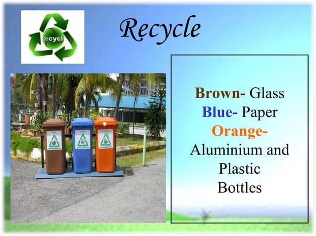 Reduce, Reuse and Recycle (3R) | PPT