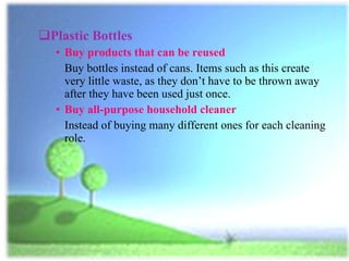 Reduce, Reuse and Recycle (3R) | PPT