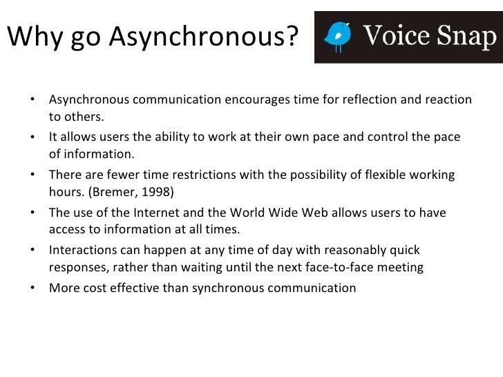 Asynchronous Communication