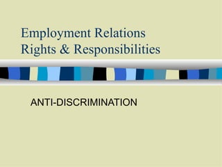 Anti-Discrimination In Australia | PPT