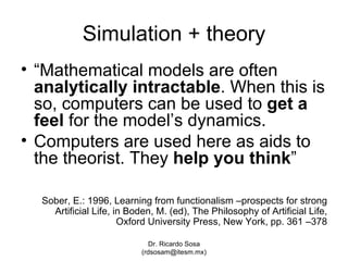 Social Simulation and Visual Insights | PPT | Artificial Intelligence ...