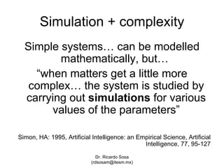 Social Simulation and Visual Insights | PPT | Artificial Intelligence | Technology & Computing