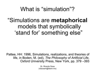 Social Simulation and Visual Insights | PPT | Artificial Intelligence ...
