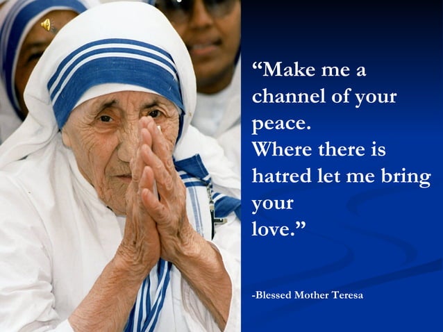 Blessed Mother Teresa | PPS | Christianity | Religion & Spirituality