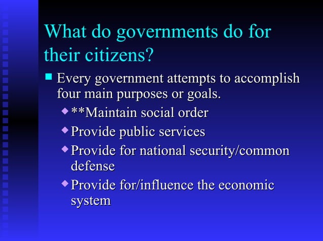 Introduction to Government | PPT
