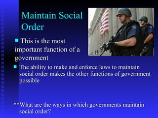 Introduction to Government | PPT