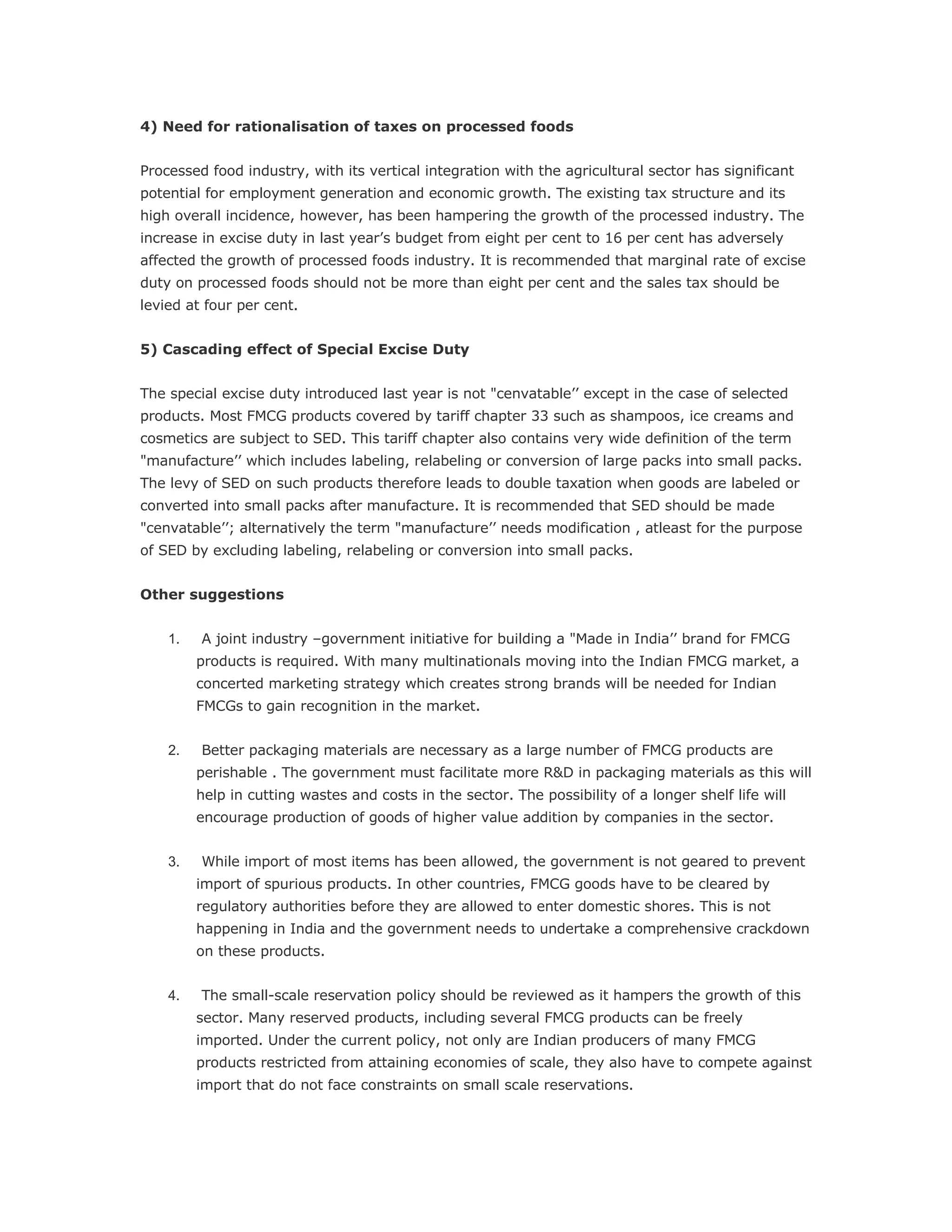 swot analysis of fmcg industry | DOC
