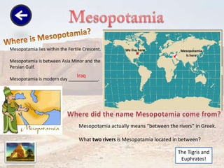 Mesopotamia and the Fertile Crescent | PPTX | Geography | Science