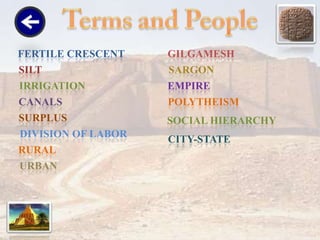 Mesopotamia and the Fertile Crescent | PPTX | Geography | Science