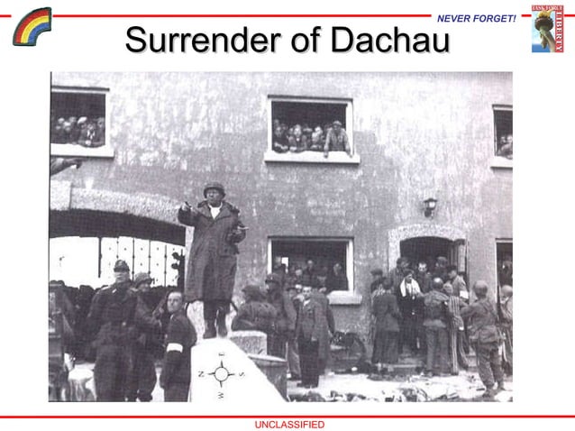 Race towards Life: The liberation of Dachau, April 29, 1945 | PPT | War ...
