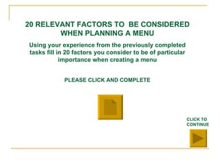 Menu design | PPT