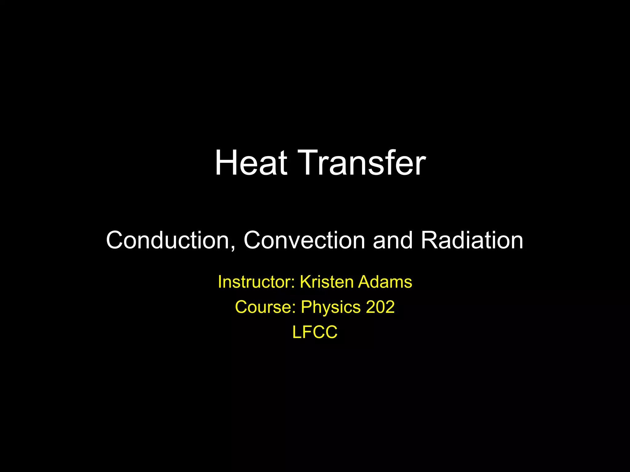 Heat Transfer | PPT