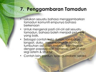 Perkembangan Bahasa Melayu dari Aspek Leksikon & Etimologi | PPT
