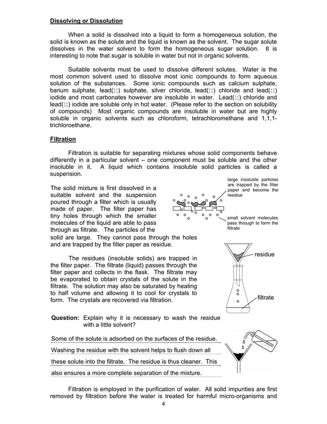 Separation Techniques Revision PDF | PDF | Chemistry | Science