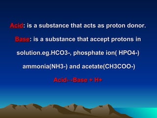Acid base balance | PPT