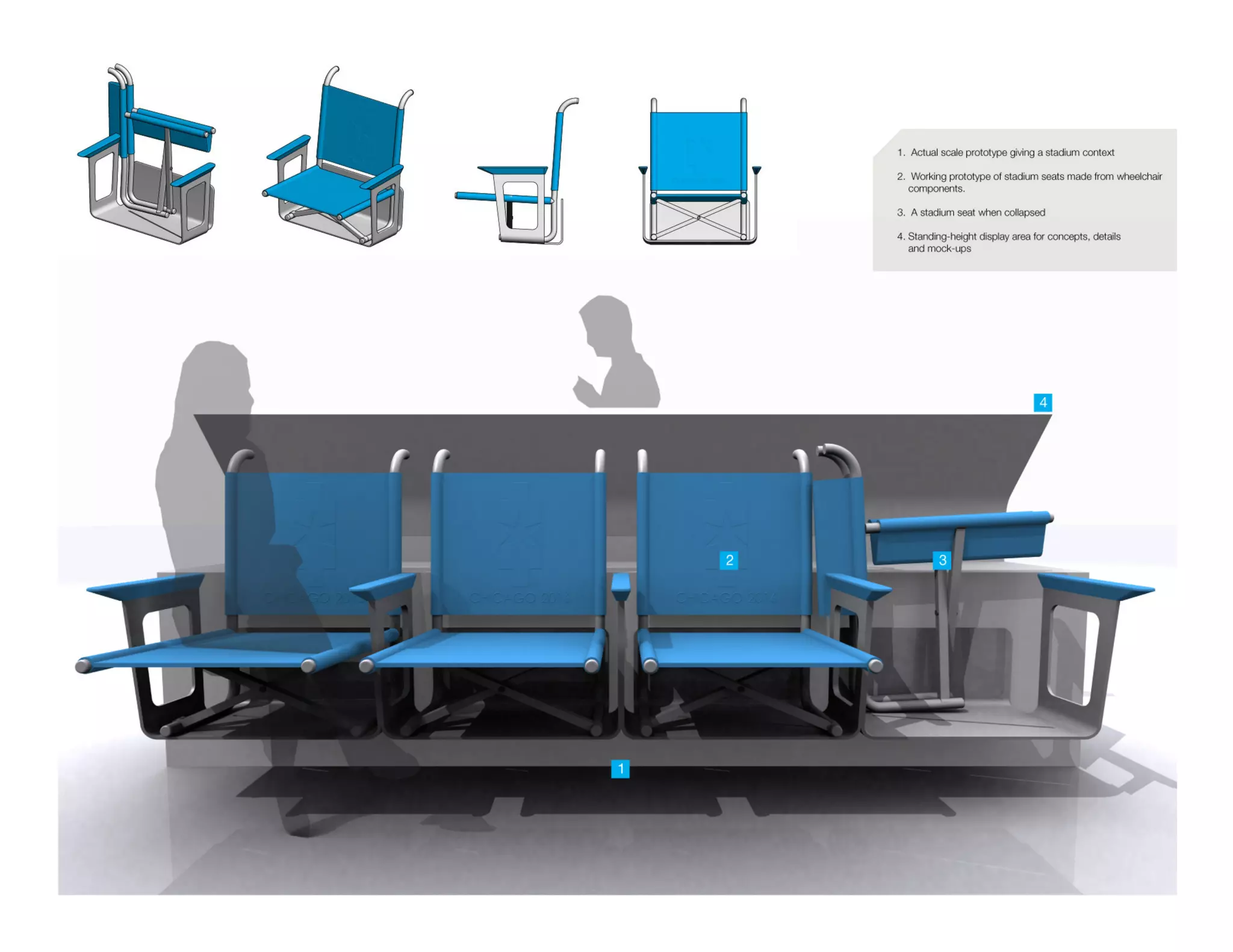 Whirlwind Wheelchair Frames as Stadium Seating | PDF