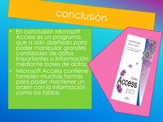 MICROSOFT ACCESS | PPTX